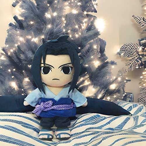 JUST FUNKY Naruto Shippuden Plush | Naruto Plush | 9” Tall Collectible Anime Plush | Sasuke Uchiha Action Figure Plush | Plush Pillow for 14+ | Ideal for Naruto Merch | Officially Licensed