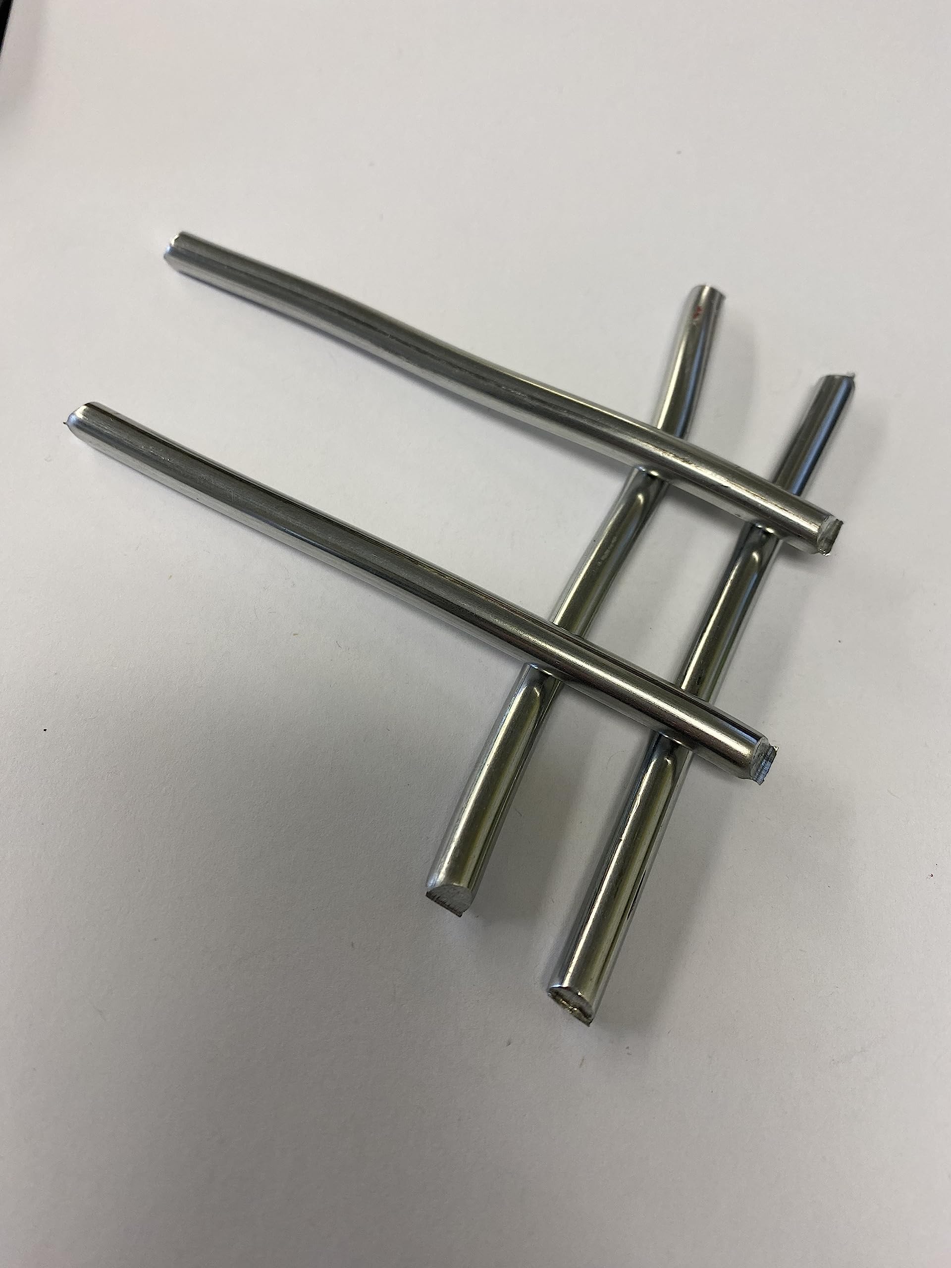 4pcs 99.99% High Purity Zinc Rod Zinc Metal Anode for School Scientific Experiment Research Diameter 1/4" Length 4" Made in USA RotoMetas