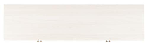 Safavieh Home Collection Piran White and Gold 4-Door 2-Shelf Media (65-inch Flat Screen) TV Stand