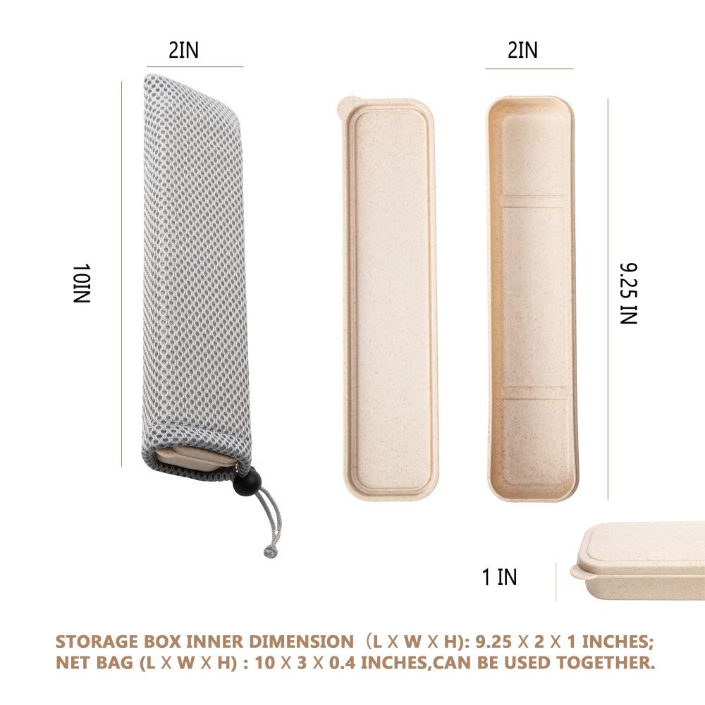 travel silverware case Portable,Travel Tableware Storage Box,utensil case for lunch bag,Flatware Chopsticks Spoon Fork Storage Box