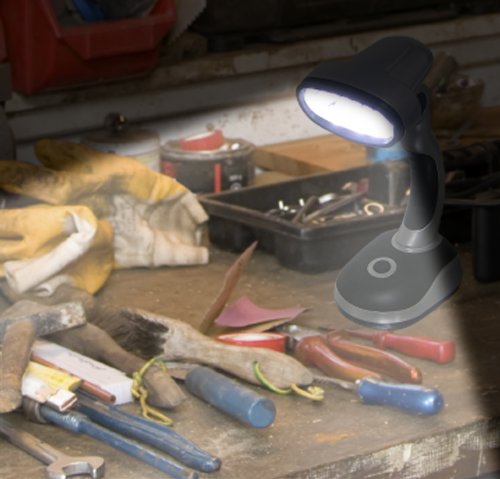 IdeaWorks JB6173 Lights LED Lamp for Desk, Gray