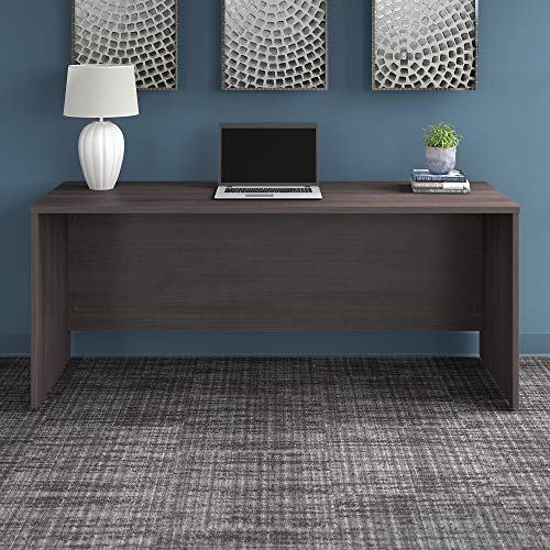 Bush Business Furniture 500 Home-Office-desks, 72W, Storm Gray