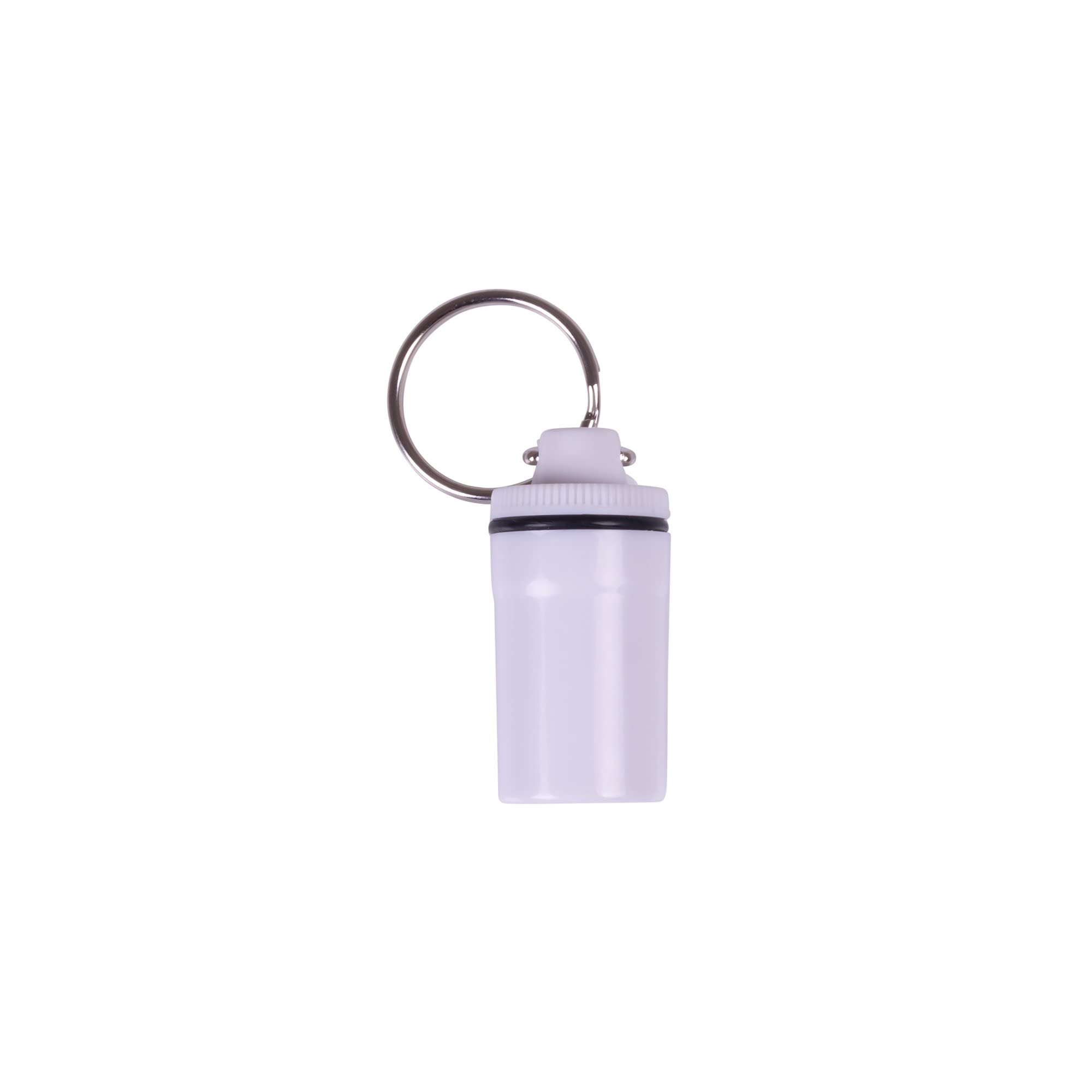 Apex Crush Proof Keychain Pill Holder Travel Container, 1-Pack