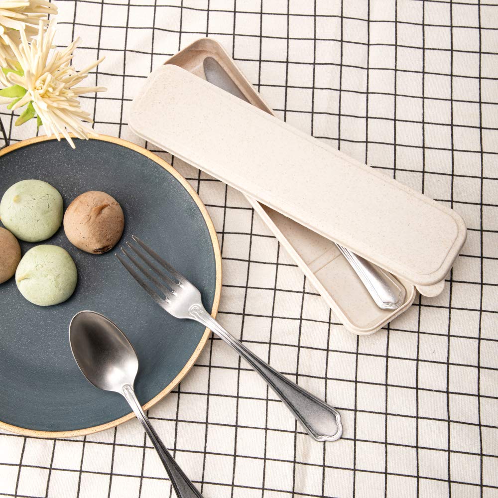travel silverware case Portable,Travel Tableware Storage Box,utensil case for lunch bag,Flatware Chopsticks Spoon Fork Storage Box