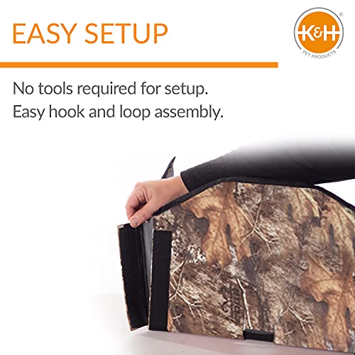 K&H PET PRODUCTS Outdoor Kitty Dining Room Realtree Edge 14 X 20 X 16.5 Inches
