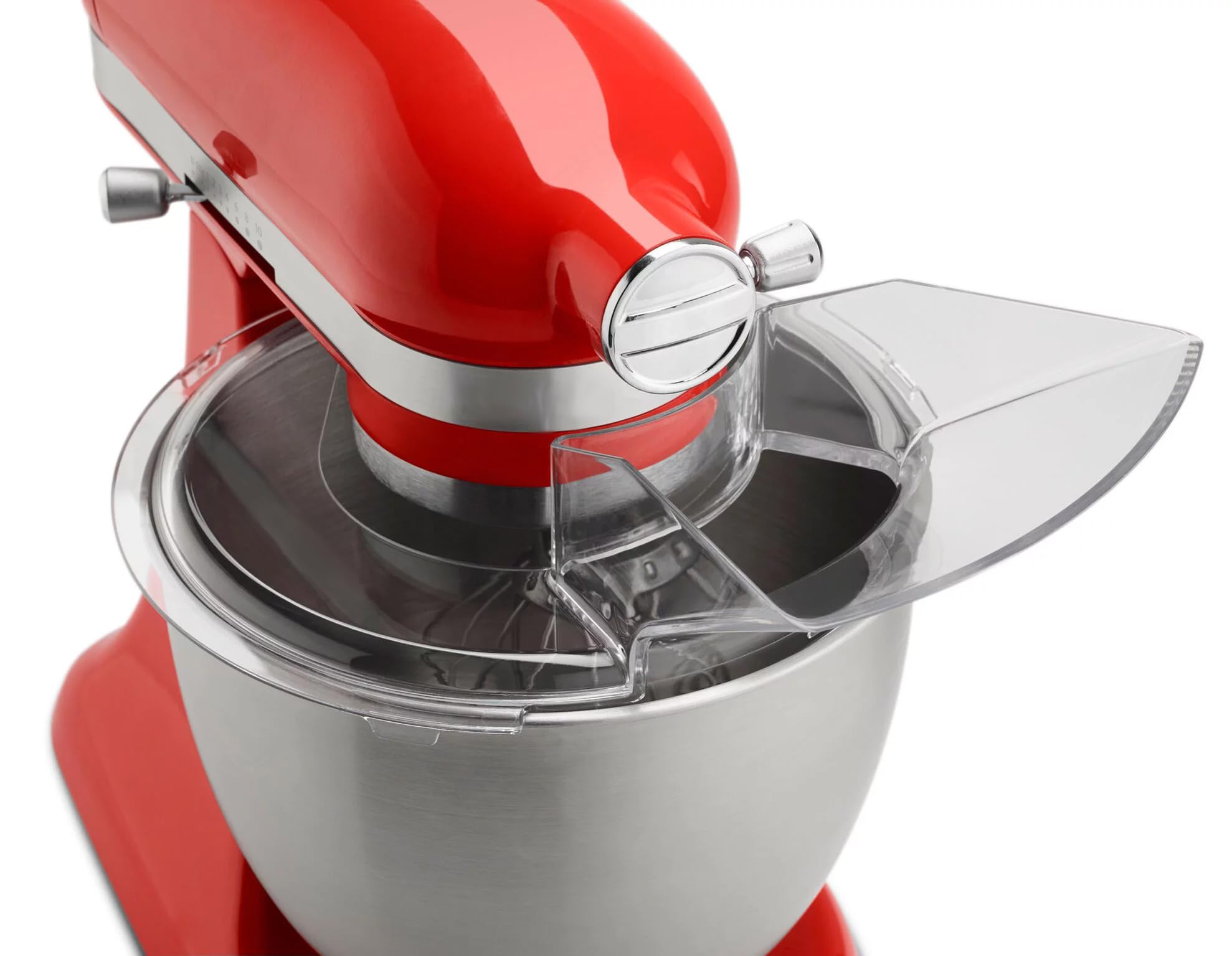 KSMBLPS Pouring Shield Fit For kitchenaid 5.5, 6, 7, 8 Quart Stainless Steel Bowl(Diameter is Between 9.1~9.6 IN), Splash Guard Bowl-Lift Stand Mixer Accessories Three-Year Free Replacement