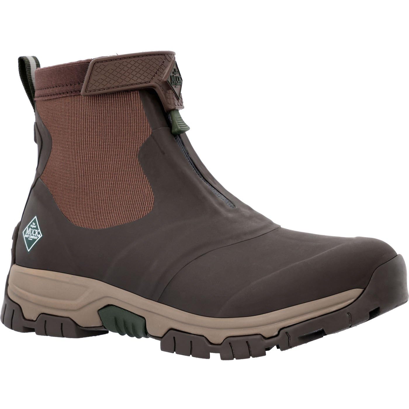 Muck AXMZ900M13 Men's Apex Mid Zip Brown 13 Mens