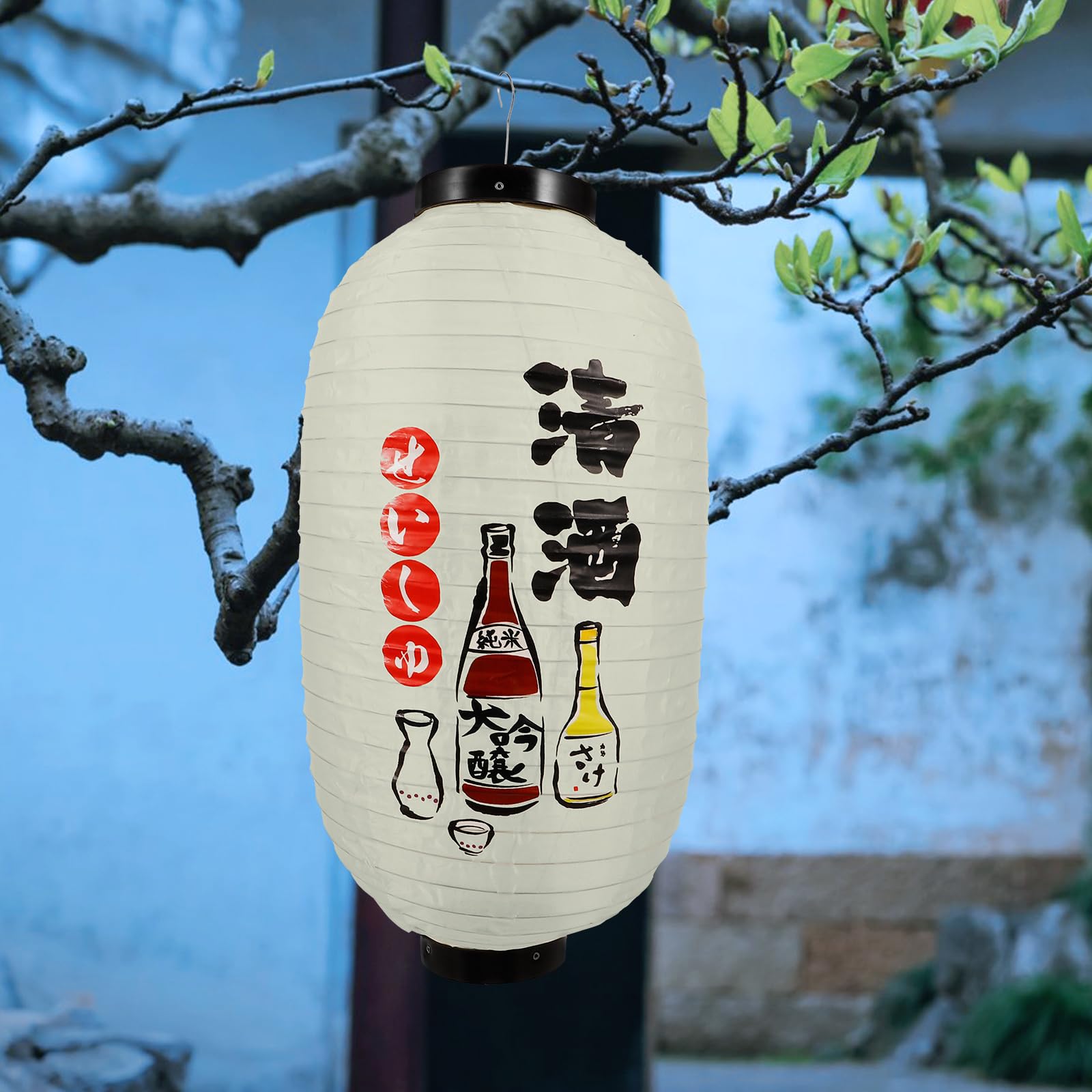 OSALADI Japanese Outdoor Hanging Lantern Sushi Restaurant Pendant Light Shade for Sushi Party Hotel Decor