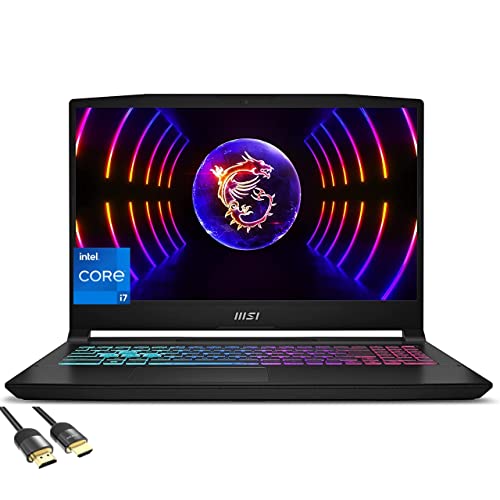 MSI Katana 15 Gaming Laptop, 15.6" FHD IPS 144Hz, 13th Gen Intel 10-Core i7-13620H, RTX 4070, 32GB DDR5, 1TB PCIe SSD, TB 4, USB-C, WiFi 6, Cooler Boost 5, RGB Backlit, SPS HDMI 2.1 Cable, Win 11