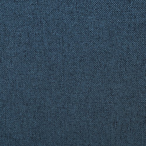 Christopher Knight Home Brice Vintage Scroll Arm Studded Fabric Club Chair, Navy Blue / Dark Brown