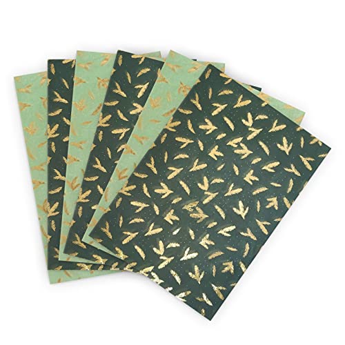 INFITE Flat Gift Wrapping Paper Sheets with Cutlines on Reverse for Weddings, Bridal Showers, Graduation, Women Girls Birthday, Valentines Day, Mother's Day