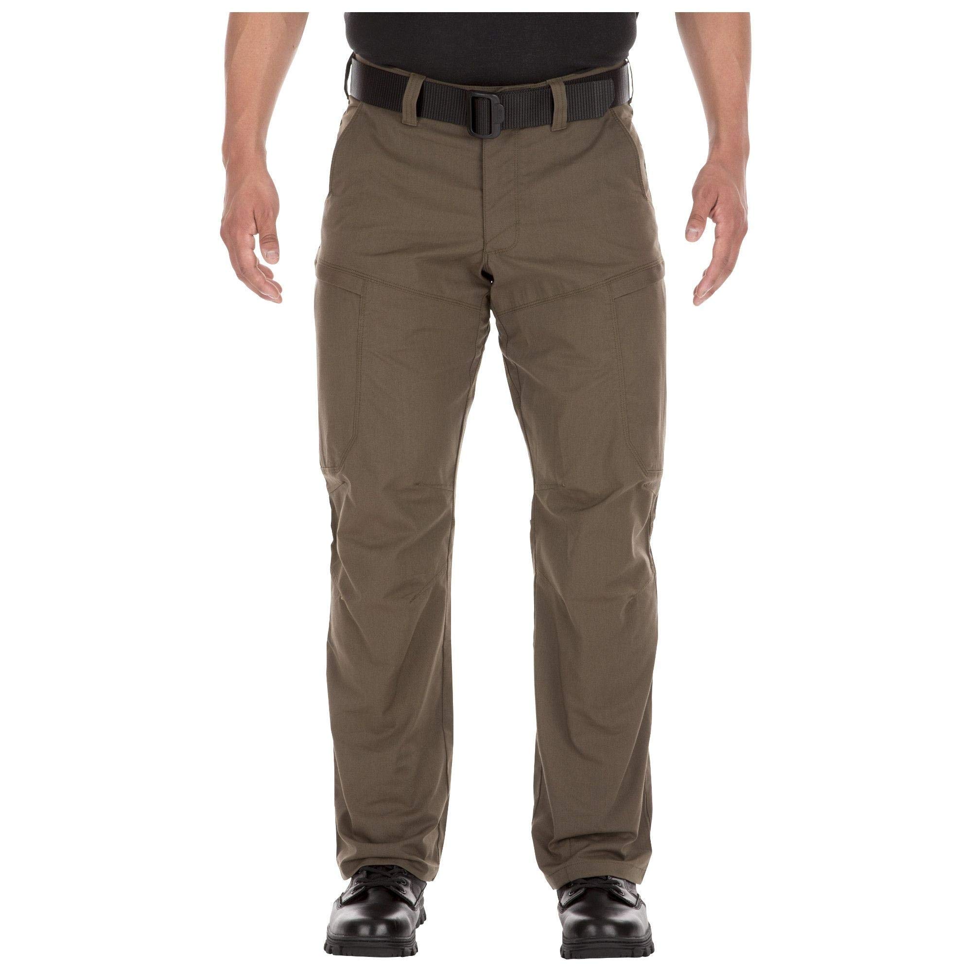 5.11 Tactical Men's Apex Pants, Regular Fit, Gusseted, 10 Pockets, Style 74434, Tundra, 31W x 30L