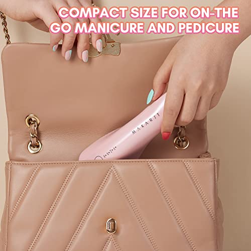 Makartt Mini UV LED Nail Lamp, Rechargeable Portable Light for Rhinestone Glue, Flash Curing Gel Polish Dryer with 2 Timers, Manicure Lamp for Nail Art
