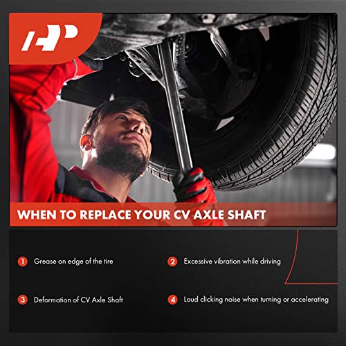 A-Premium CV Axle Shaft Assembly Compatible with Audi A4 2000 2001 2002, Manual Transmission, Front Left and Right