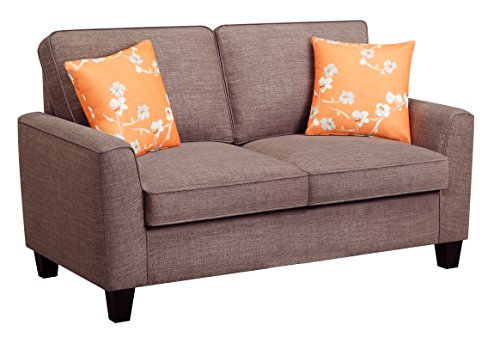 Serta Deep Seating Astoria 61" Loveseat in Tan