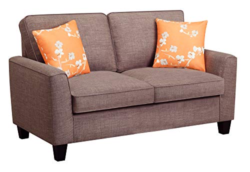 Serta Deep Seating Astoria 61" Loveseat in Tan