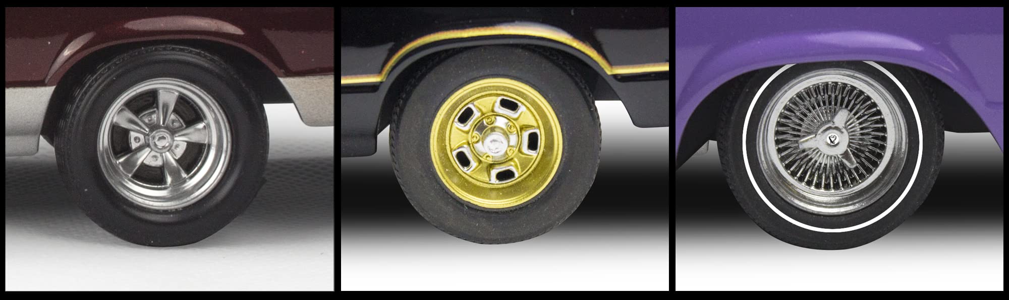 Revell 85-4491 1978 Chevy El Camino 3N1 Model Car Kit 1:24 Scale 116-Piece Skill Level 4 Plastic Model Building Kit , Purple