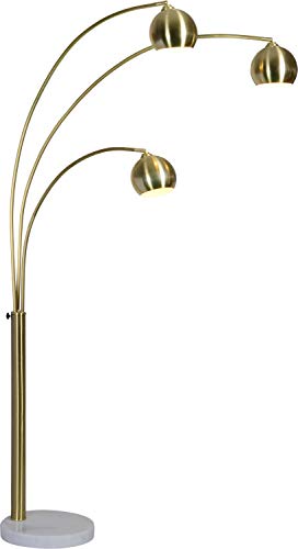 Ren-Wil Thatcher Floor Lamp Large Satin Brass