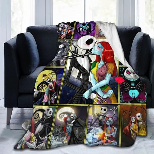 Ultra Soft Throw Blanket Flannel Fleece Warm Blanket for Living Room Bedroom Fit Adult Kids 50"x40"