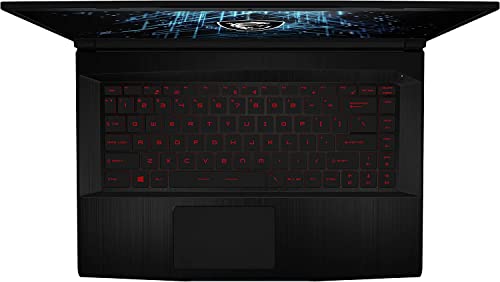 MSI 15.6" FHD 144Hz Gaming Laptop, Intel Core i5-11400H Processor, NVIDIA GeForce RTX 3050, 16GB DDR4 RAM, 256GB PCIe SSD, WiFi, Webcam, Backlit Keyboard, Windows 11 Home, Black