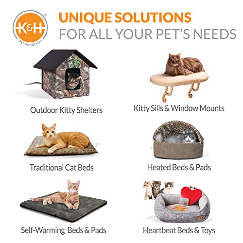 K&H Pet Products Stretch n' Scratch Cardboard Cat ScratcherToy 9” x 14” x 15”
