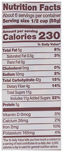 Bobs Red Mill Cereal Granola Honey Oat, 12 oz