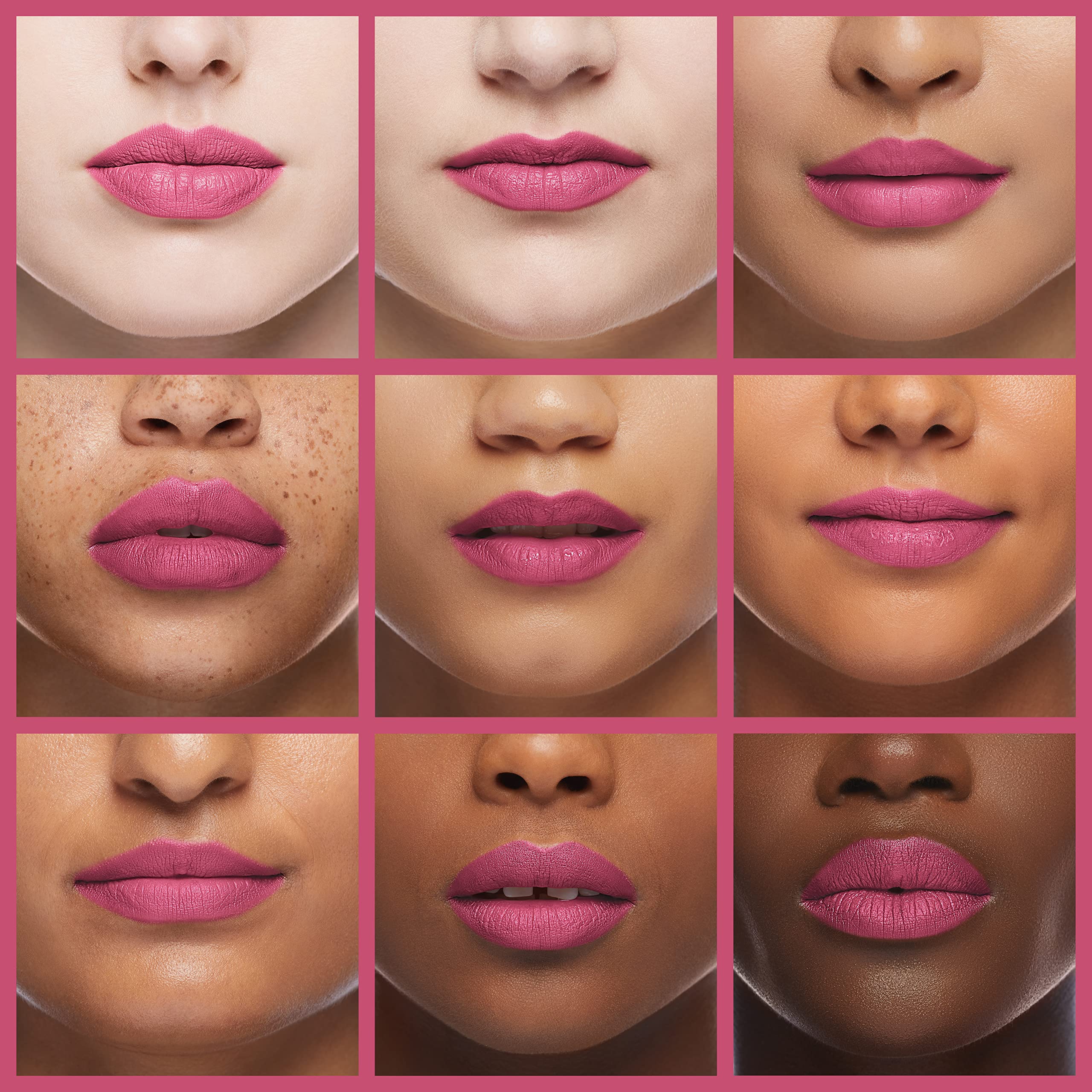 Almay Lip Vibes Lipstick with Vitamin E Oil & Shea Butter, Matte Cream Finish, Hypoallergenic, Dance Now, 0.14 Oz
