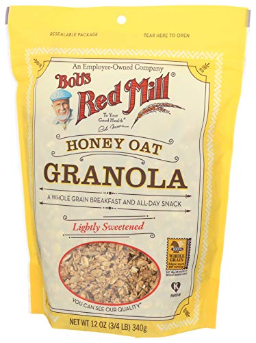 Bobs Red Mill Cereal Granola Honey Oat, 12 oz