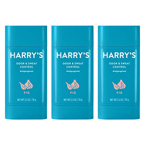 Harry's Deodorant & Antiperspirant - Odor & Sweat Control Antiperspirant for Men - Fig, 3 Count (Pack of 1)