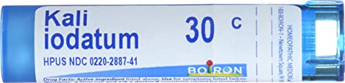 Boiron Homeopathic Medicine Kali Iodatum, 30C Pellets, 80-Count Tubes