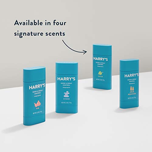 Harry's Deodorant & Antiperspirant - Odor & Sweat Control Antiperspirant for Men - Fig, 3 Count (Pack of 1)