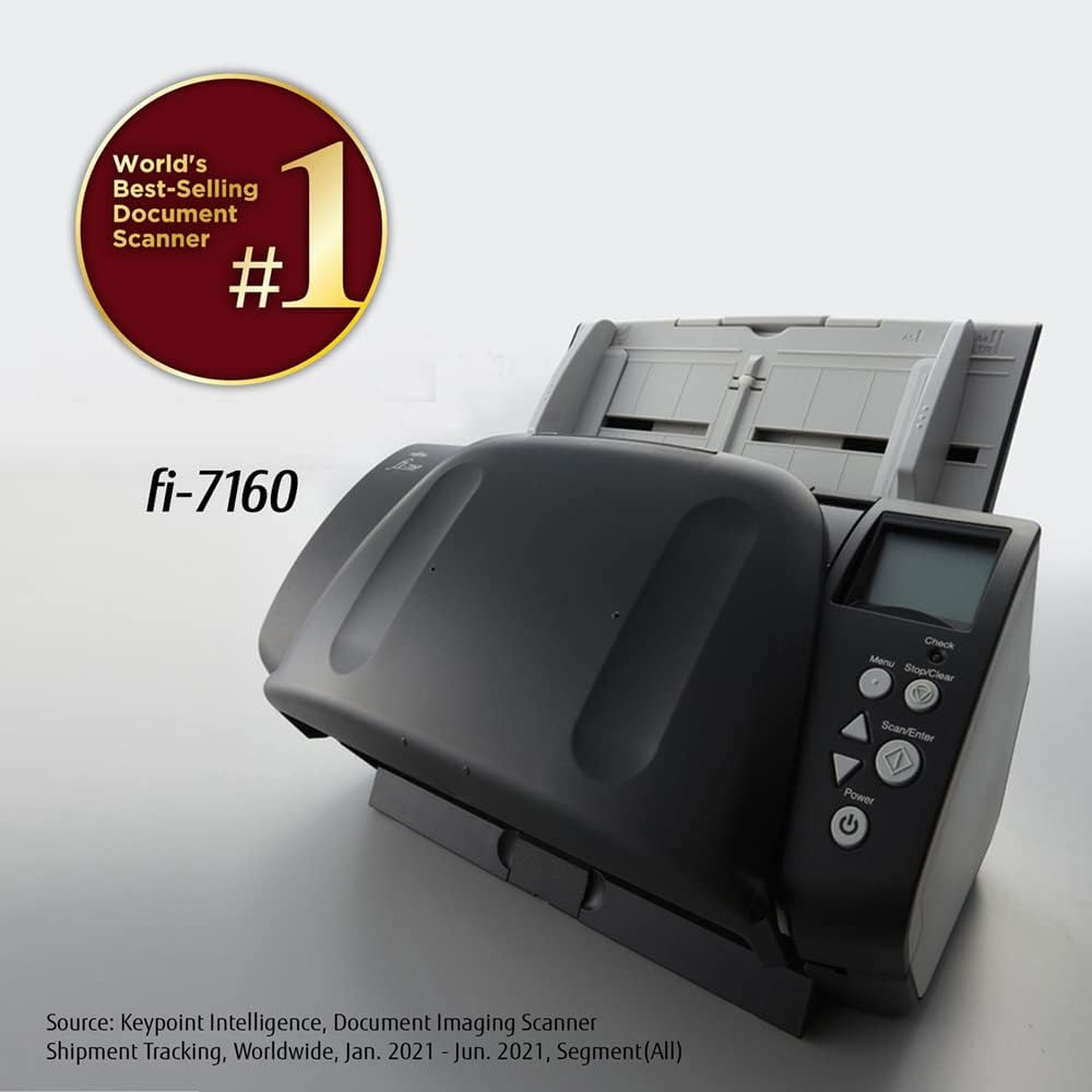 Fujitsu Fi-7160 Sheetfed Scanner - 600 Dpi Optical - 24-Bit Color - 8-Bit Grayscale - Usb inchesProduct Category: Scanning Devices/Scanners inches (Renewed)