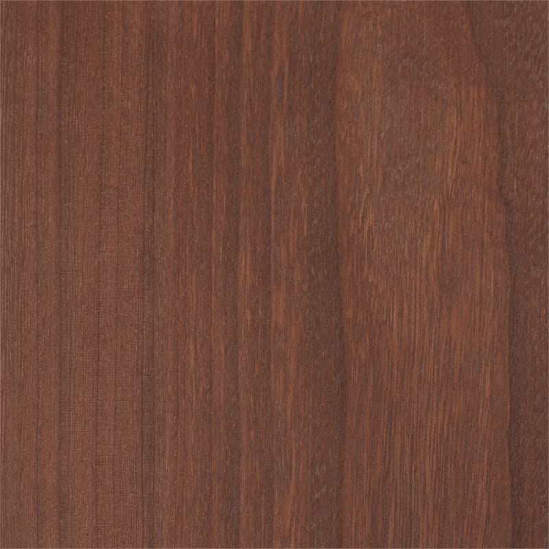 Baxton Studio Paxley Walnut Brown Wood and Beige Fabric 2-Drawer End Table