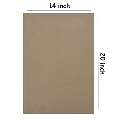 360 Sheets Kraft Tissue Paper 20 x 14 Inch Wrapping Paper Art Paper for DIY Project Wedding Birthday Holiday Decor (Kraft)