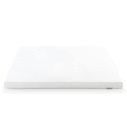 ZINUS 2 Inch Ultra Cooling Gel Memory Foam Mattress Topper with Cooling Cover/CertiPUR-US Certified, Queen