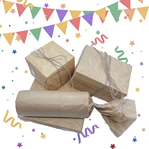360 Sheets Kraft Tissue Paper 20 x 14 Inch Wrapping Paper Art Paper for DIY Project Wedding Birthday Holiday Decor (Kraft)