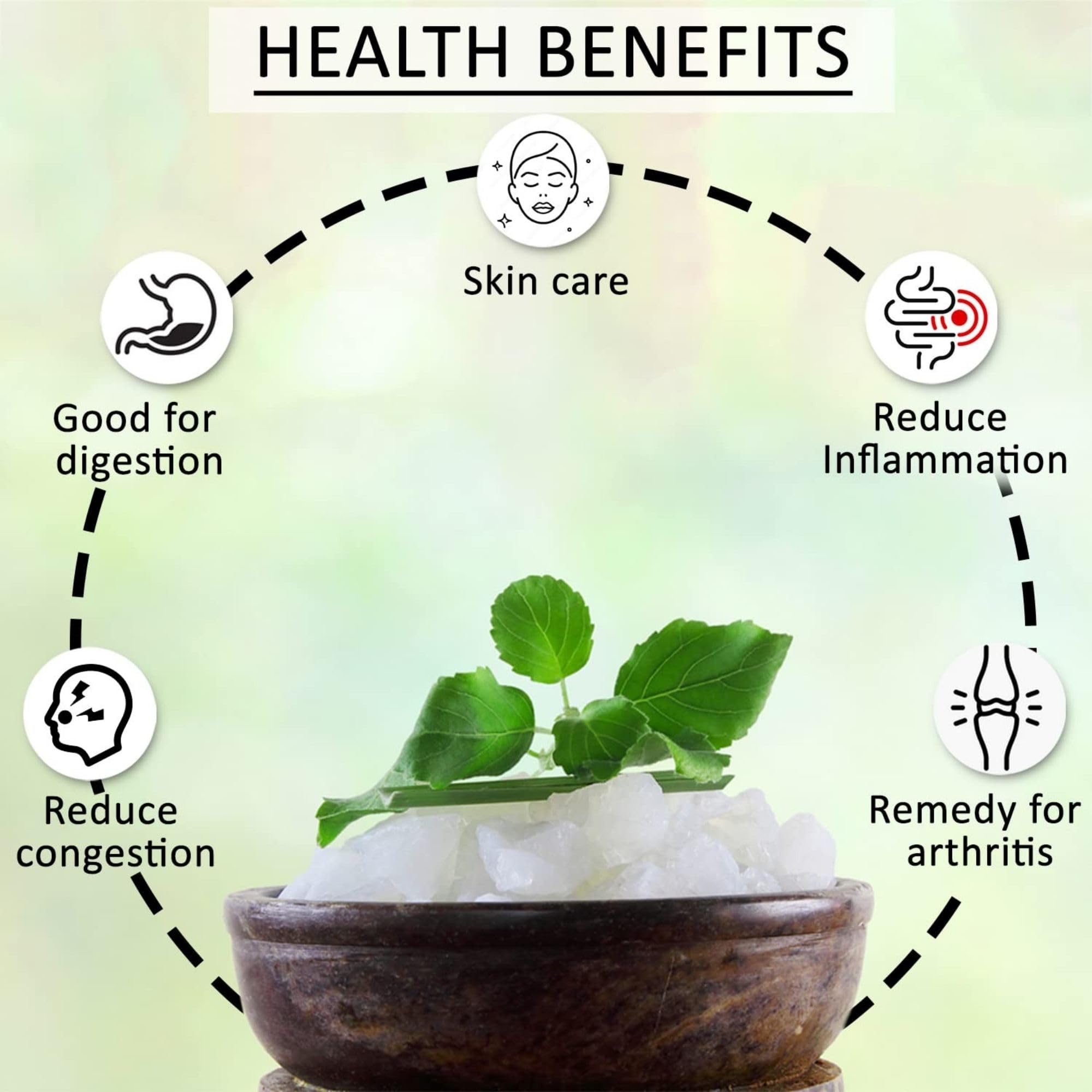 SOUL STICKS Natural Camphor Blocks (56 Grams, 12 Tablets) Pure Camphor Tablets for Aromatherapy & Puja - Alcanfor en Bloques, Alcanfor Tablets, Alcanfor en Bolitas, Kapoor for Pooja