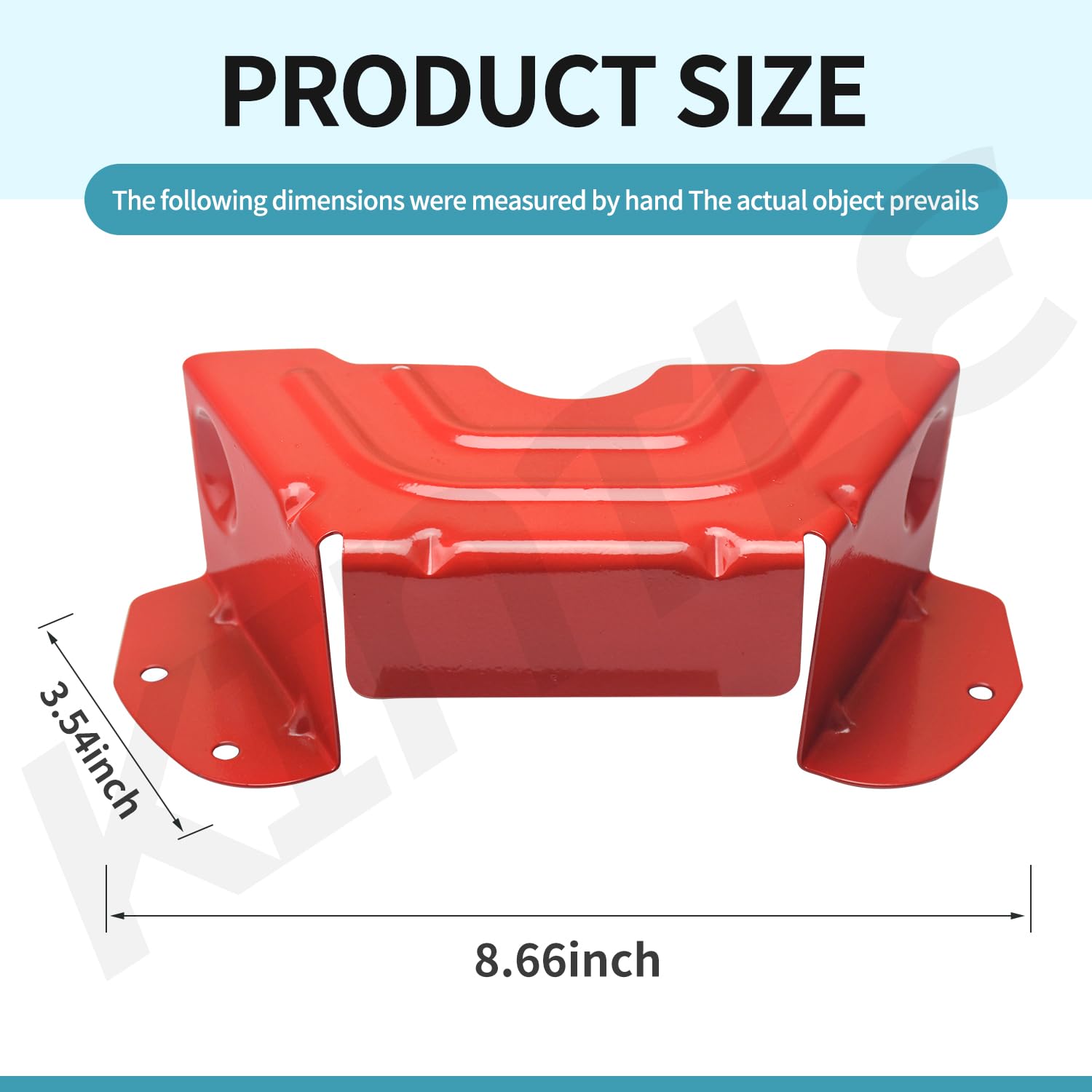 KINTLE 2 Set 783-06424A-0638 Deck Spindle Pulley Belt Guard Cover Compatible with MTD, Troy-Bilt, Craftsman Riding Lawn Mowers & Tractors with 42" and 46" Decks (Red)