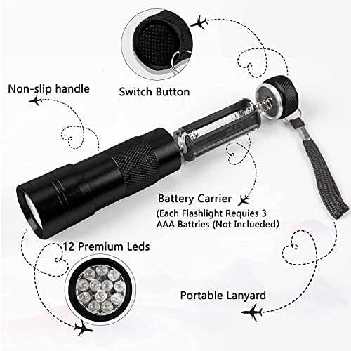 DOUITH Mini UV LED Nail Lamp for Gel Nails with 12 LED, Portable Gel LED UV Nail Lamp with Silicone Nail Stamper, Battery-Powered Gel Cure Lamp Stainless Steel Manicure Tool
