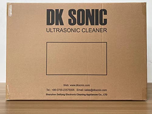 DK SONIC Touch Ultrasonic Cleaner with Heater,Digital Timer and Basket Multiple Cleaning Mode for Lab Tools, Metal Parts, Carburetor, Auto Parts, Engine Parts, etc (30L, 110V)