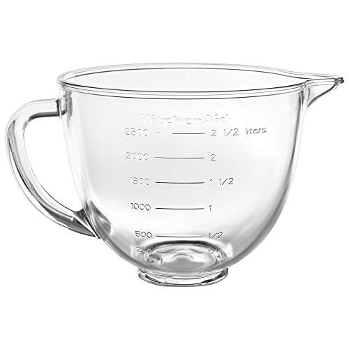 KitchenAid 3.5 Quart Tilt-Head Glass Bowl - KSM35GB, Clear