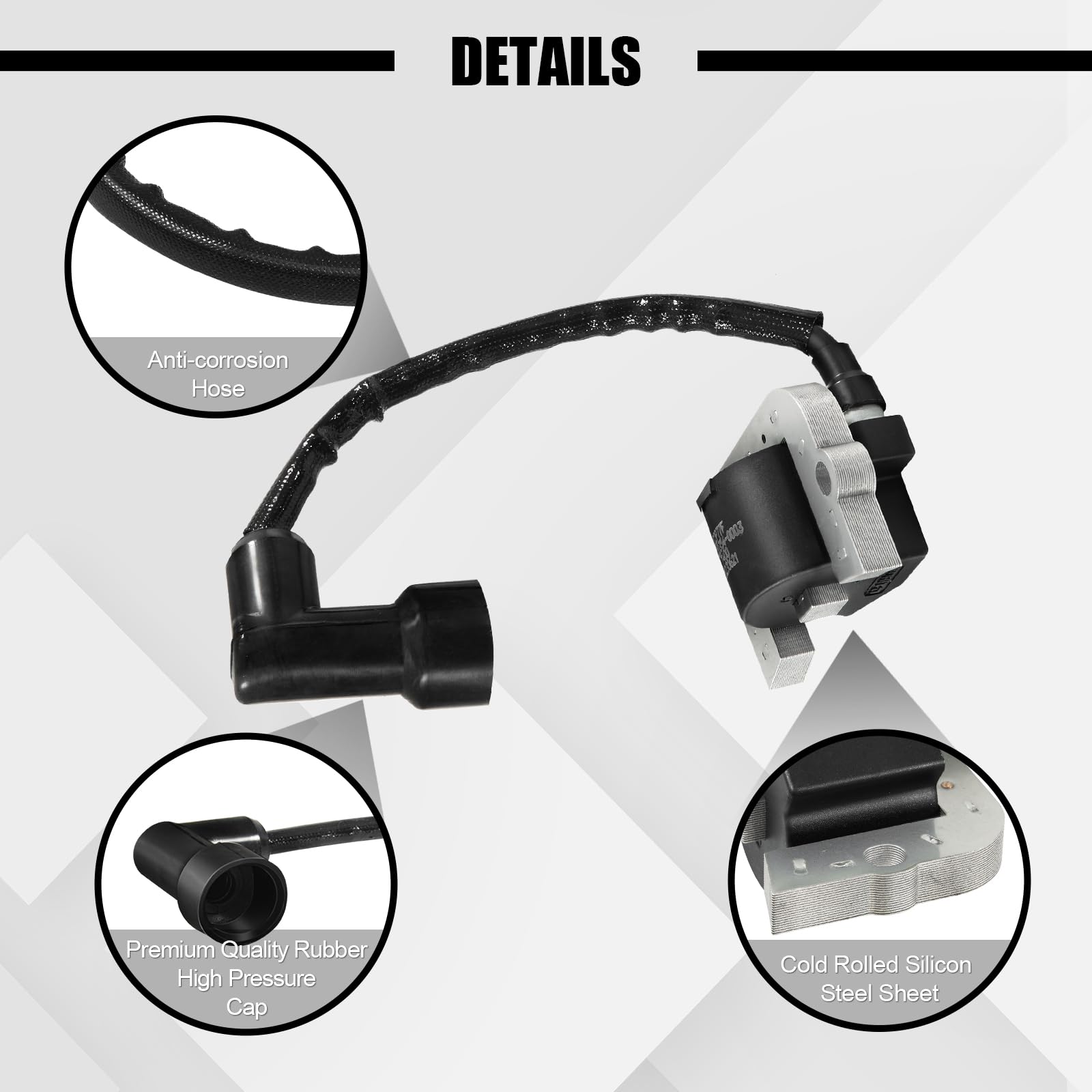 TEMSONE 136-7883 2pcs Ignition Coil Module Compatible with Toro & Titan Exmark Series Riding Lawn Mowers Replace# 139-0720 127-9216
