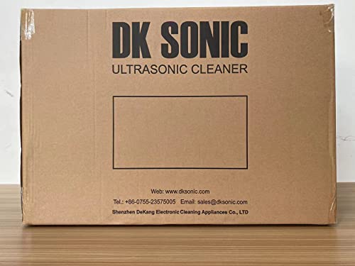 DK SONIC Touch Ultrasonic Cleaner with Heater,Digital Timer and Basket Multiple Cleaning Mode for Lab Tools, Metal Parts, Carburetor, Auto Parts, Engine Parts, etc (30L, 110V)