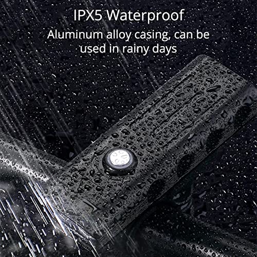 10000mAh Bike Light USB Rechargeable Bike Headlight 5T6 LED Bright Flashlight Front Lights and Back Rear Light Lanterna Bicileta (Color : Taillight)