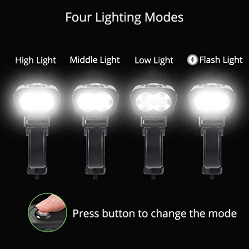 10000mAh Bike Light USB Rechargeable Bike Headlight 5T6 LED Bright Flashlight Front Lights and Back Rear Light Lanterna Bicileta (Color : Taillight)
