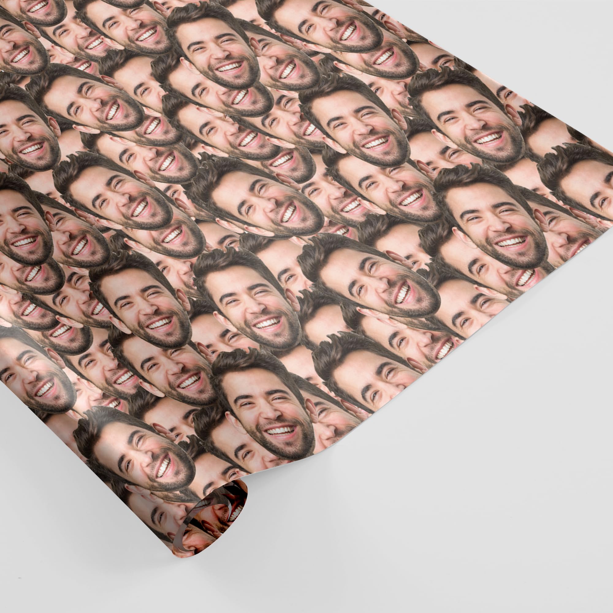 Jaydouble Custom Gift Wrapping Paper Personalized Wrapping Paper with Face Gift Wrap Paper Roll Funny Cute Wrapping Paper for Teens Kids Women Men Mom Dad Wedding