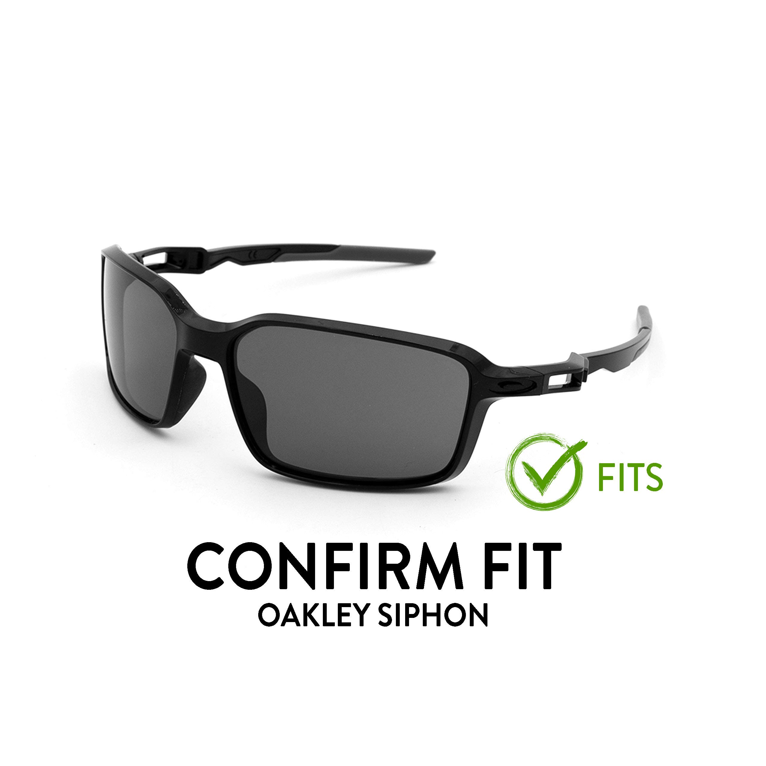 Apex Lenses Polarized PRO Replacement Lenses for Oakley Siphon OO9429 Sunglasses (Black)