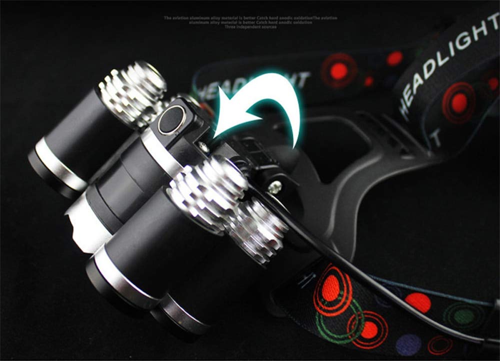 lliang headlamp 70000lm Led Headlamp Fishing Headlight 3/5 Led T6 Head Torch Led Lamp Flashlight Camping Light Waterproof Lanterna