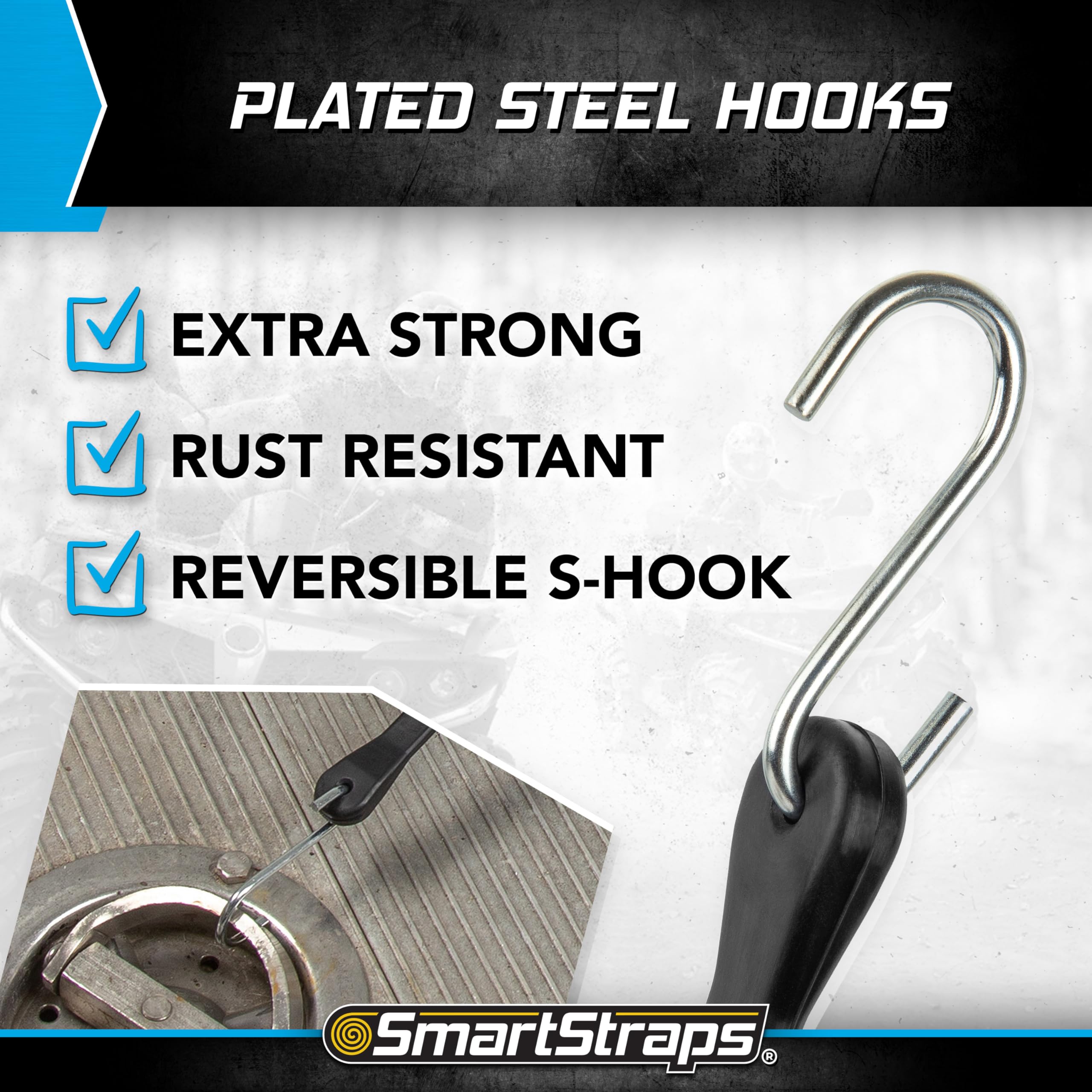 SmartStraps Tarp Straps - 10pc Tarp Strap Value Pack