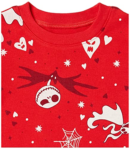 Amazon Essentials Disney | Marvel | Star Wars Baby Boys' Snug-Fit Cotton Pajama Sleepwear Sets, Pack of 3, Nightmare Valentine - Kids, 18 Months